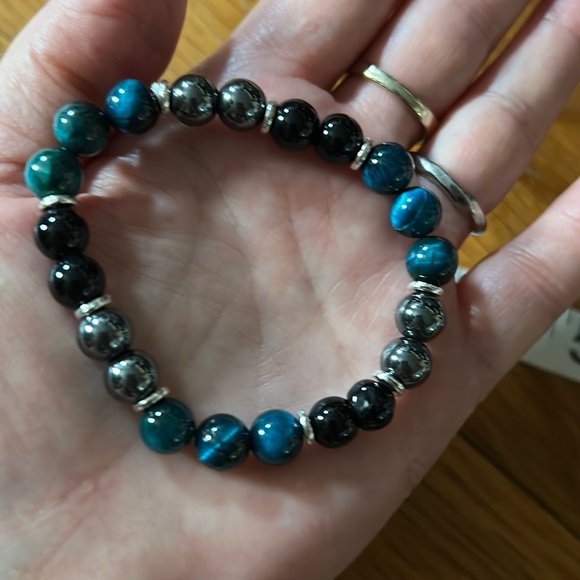 Jewelry | Nwt Natural Stone Protection Bead Bracelet | Poshmark